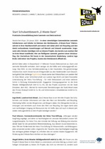 240126 E-Waste Race Kreis Wesel_Pressemeldung Auftakt | Das macht Schule