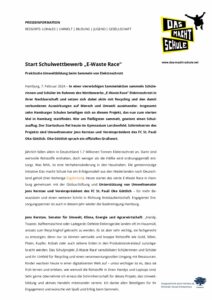240124 Pressemeldung E-Waste Race Hamburg 24 Auftaktveranstaltung | Das ...